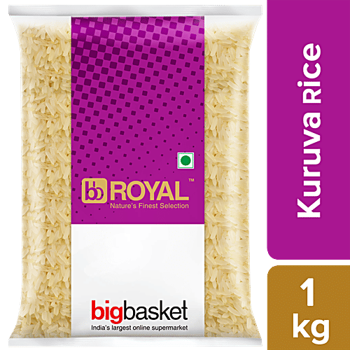 Buy Bb Royal Rice Kuruva 1 Kg Online At Best Price of Rs 69.4 - bigbasket