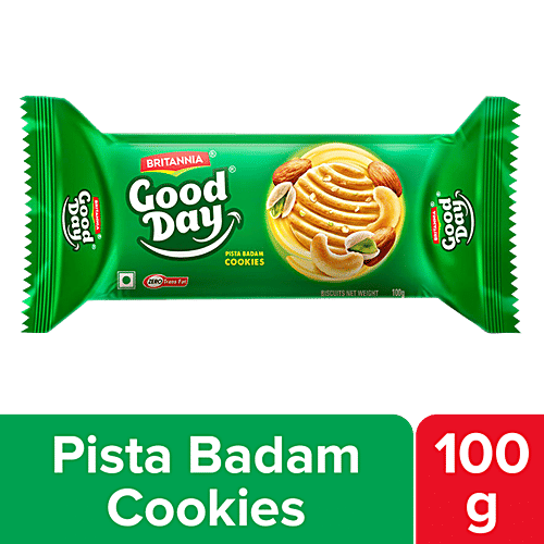 Buy Britannia Good Day Nuts Cookie 100 Gm Online At Best Price of Rs 21 ...