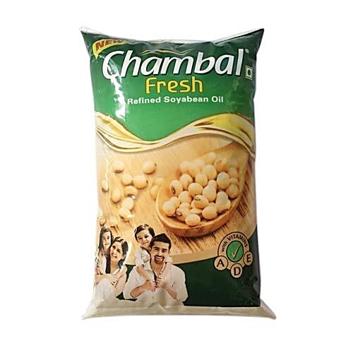 Buy Chambal Refined Oil Fresh Soyabean 1 Ltr Online at the Best Price ...