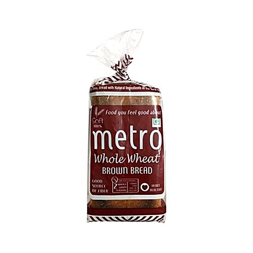 Buy Metro Bread Whole Wheat Brown Atta 350 Gm Online at the Best Price ...
