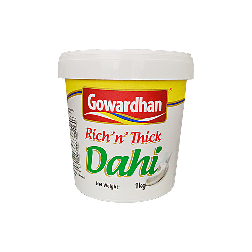 Buy Gowardhan Dahi 1 Kg Online at the Best Price of Rs 119 - bigbasket