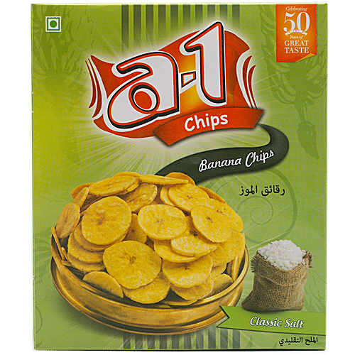 Buy A 1 Chips Banana Chips Classic Salt 200 Gm Online at the Best Price ...
