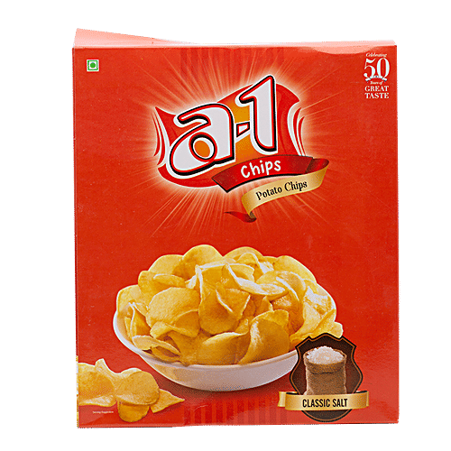 Buy A-1 Chips Potato Chips - Classic Salt Online at Best Price of Rs ...