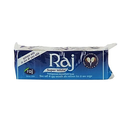 Buy Raj Super White Household Soap 1/5 Online at Best Price of Rs null ...