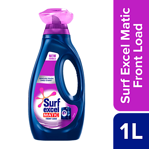 Buy Surf Excel Liquid Detergent Matic Front Load 1 Ltr Online At Best ...