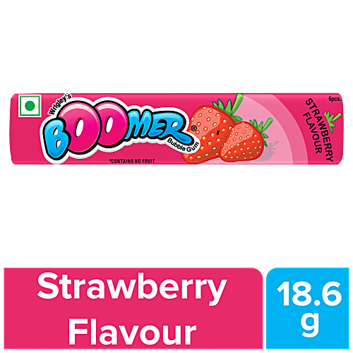 Buy Boomer Strawberry Flavoured Bubble Gum Online at Best Price of Rs ...