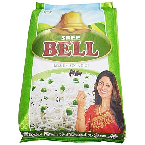 Buy Sree Bell Sona Masoori Raw Rice Online at Best Price of Rs 2080 ...