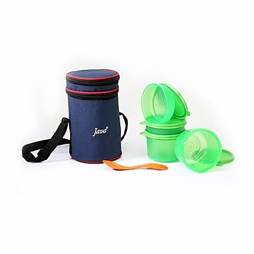 Buy Java Round Lunch Box - Dark Green Online at Best Price of Rs 680 ...
