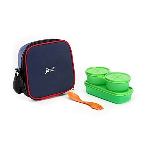 Buy Java Square Lunch Box - Dark Green Online at Best Price of Rs 500 ...