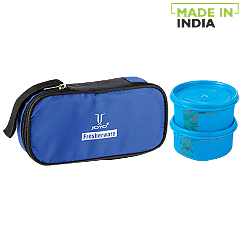 Buy Joyo Fresherware Airtight Happy Lunch Set - Blue Online at Best ...