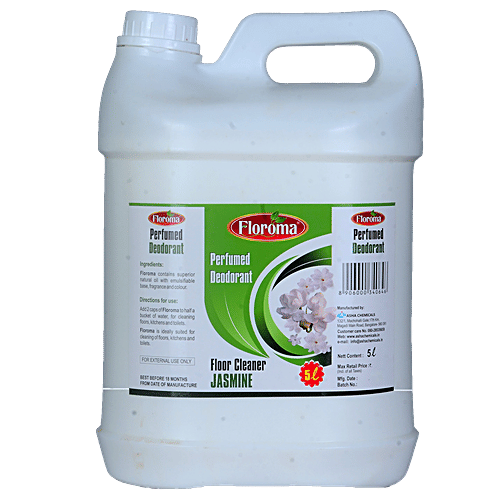 Buy Floroma Floor Cleaner Jasmine 5 Ltr Online At Best Price of Rs 300 ...