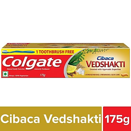 Buy Colgate Toothpaste Cibaca Vedshakti 175 Gm Online At Best Price of ...