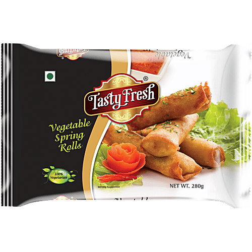 Buy Tasty Fresh Frozen - Veg Spring Roll 280 gm Online at Best Price ...