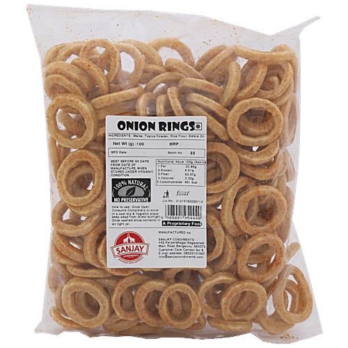 Buy Sanjay Chips Onion Rings 100 Gm Online At Best Price of Rs 49 ...