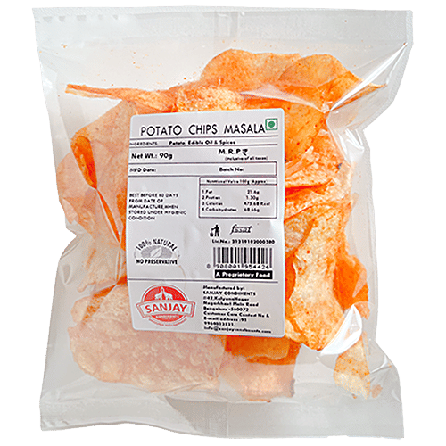 Buy Sanjay Chips Potato Masala 100 Gm Online At Best Price of Rs 55 ...