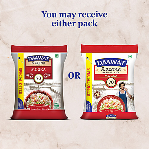 Buy Daawat Rozana Mogra Basmati Rice 5 Kg Online At Best Price of Rs ...