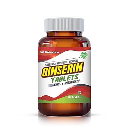 Buy Bionova Tablets - Ginserin 500 mg Online at Best Price of Rs null ...