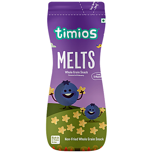Buy Timios Melts Non-Fried Whole Grain Snack - Flavoured with Blueberry ...