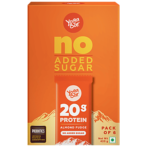 Buy Yoga Bar 20 Gm Protein Bars Almond Fudge Whey Almond 60 Gm Online ...