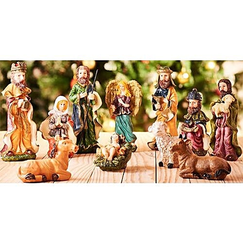 Buy Santa Stores Rustic Nativity Collection - A Child is Born Figurine ...