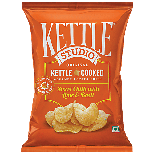 Buy Kettle Studio Potato Chips Sweet Chilli With Lime Basil 125 Gm ...