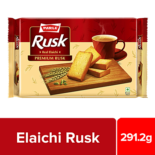Buy Parle Rusk Real Elaichi 300 Gm Online At Best Price of Rs 48.4 ...