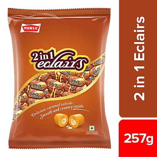 Buy Parle Toffee 2 In 1 Eclairs 277 Gm Online At Best Price of Rs 50 ...