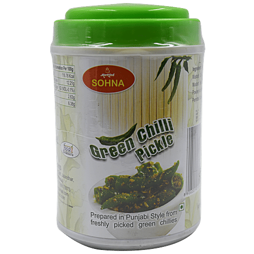 Buy SOHNA Pickle - Green Chilli Online at Best Price of Rs 167 - bigbasket