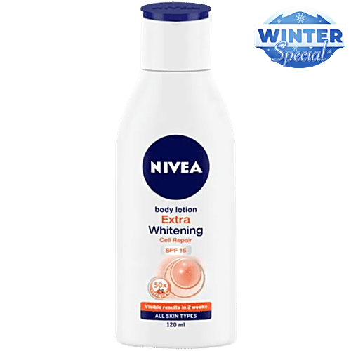Buy Nivea Body Lotion - Extra Whitening Spf 120 ml Online at Best Price ...
