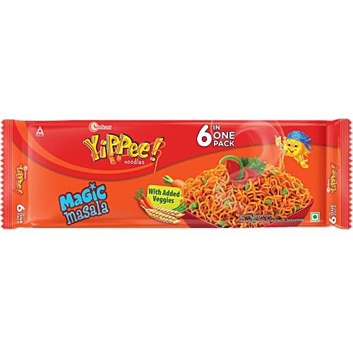 Buy Sunfeast YiPPee! Magic Masala Instant Noodles - 6 In Pack Online at ...
