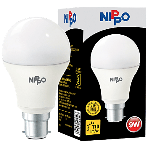Buy Nippo Led Bulb 9 Watts Online At Best Price of Rs 160 - bigbasket
