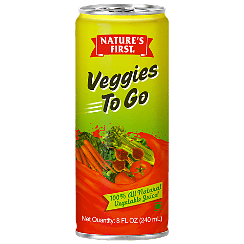Buy Natures First Juice Veggie To Go Regular 240 Ml Online At Best ...