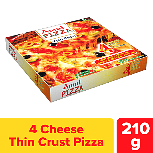 Buy Amul 4 Cheese Pizza Online at Best Price of Rs 120 - bigbasket