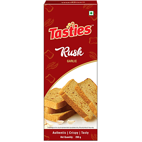 Buy Tasties Rusk Garlic 200 Gm Online At Best Price of Rs 69 - bigbasket