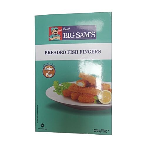 Buy Big Sams Breaded Basa Fish Fingers 200 Gm Online At Best Price of ...