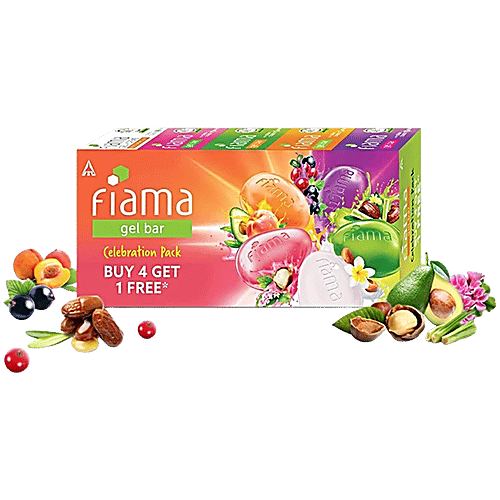 Buy Fiama Di Wills Gel Bathing Bar Multi Variant 125 Gm Online At Best ...