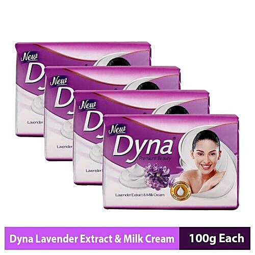 Buy Dyna Bathing Soap Lavender Milk Cream 100 Gm Online At Best Price ...