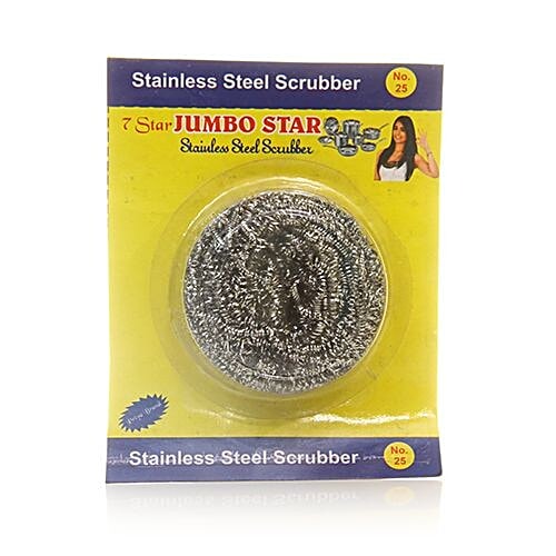 Buy Priya Brand Stainless Steel Jumbo Star Scrubber No 25 1 Pc Online ...