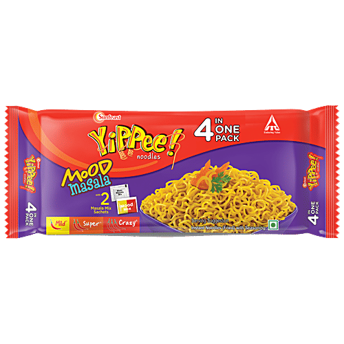 Buy Sunfeast Yippee Mood Masala Noodles Family Pack 280 Gm Online At ...