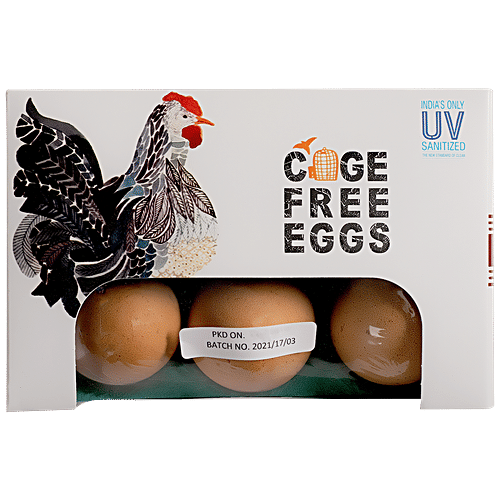 Buy HenFruit Premium Cage Free Eggs(6 pcs) - 100% Natural Online at ...