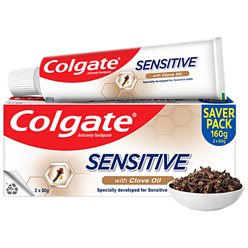 Buy Colgate Toothpaste - Sensitive, Clove 80 gm (Buy 1 Get 1 Free ...