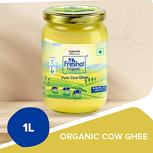 Buy Fresho Organic Cow Ghee 1 Ltr Online At Best Price of Rs 799 ...