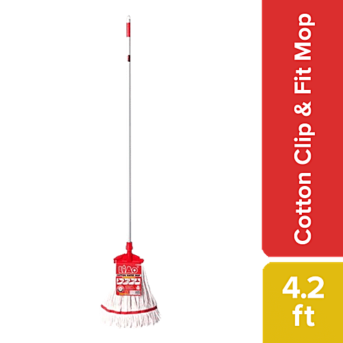 Buy Liao Wet Mop Floor Cleaning Cotton With Steel Sticklarge 1 Pc ...
