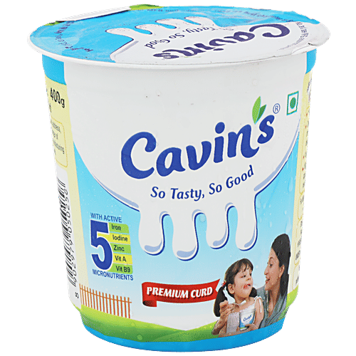 Buy Cavins Curd Premium 400 Gm Cup Online At Best Price of Rs null ...