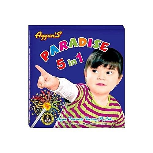 Buy Ayyan Fireworks Crackers - Paradise Sparklers, 5 Varieties Online ...