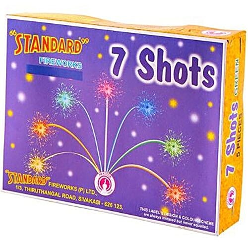 Buy Standard Crackers Fancy Fireworks - Seven Shots Violet Online at ...