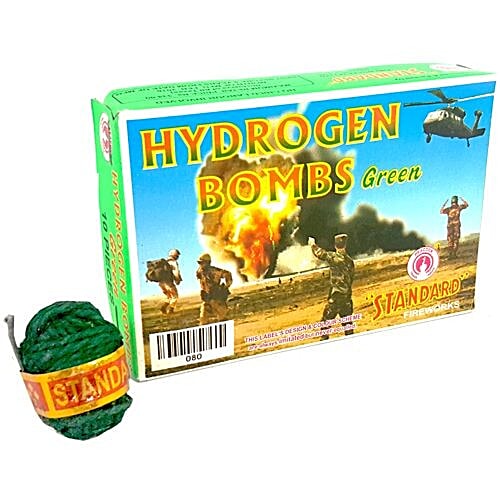 Buy Standard Crackers Atom Bombs - Hydrogen Bombs Green Online at Best ...