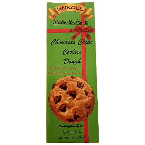 Buy UNROLL Cookies Dough - Chocolate Chips Online at Best Price of Rs ...