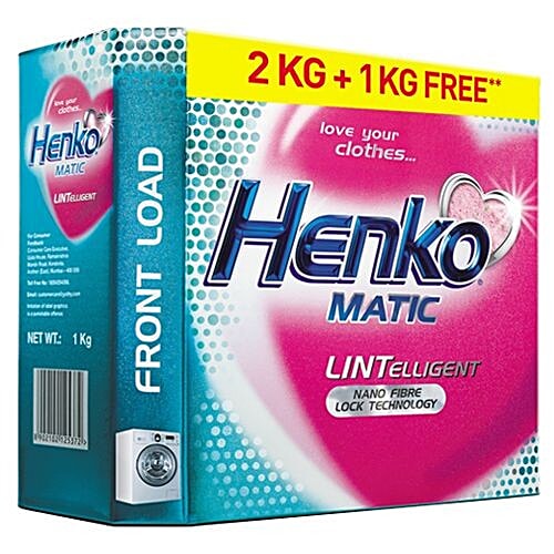 Buy Henko Matic Lintelligent Detergent Powder - Front Load Online at ...