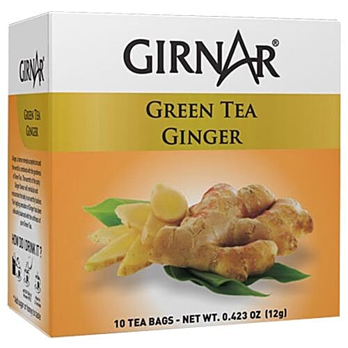 Buy Girnar Green Tea Bag - Ginger Online at Best Price of Rs 80 - bigbasket